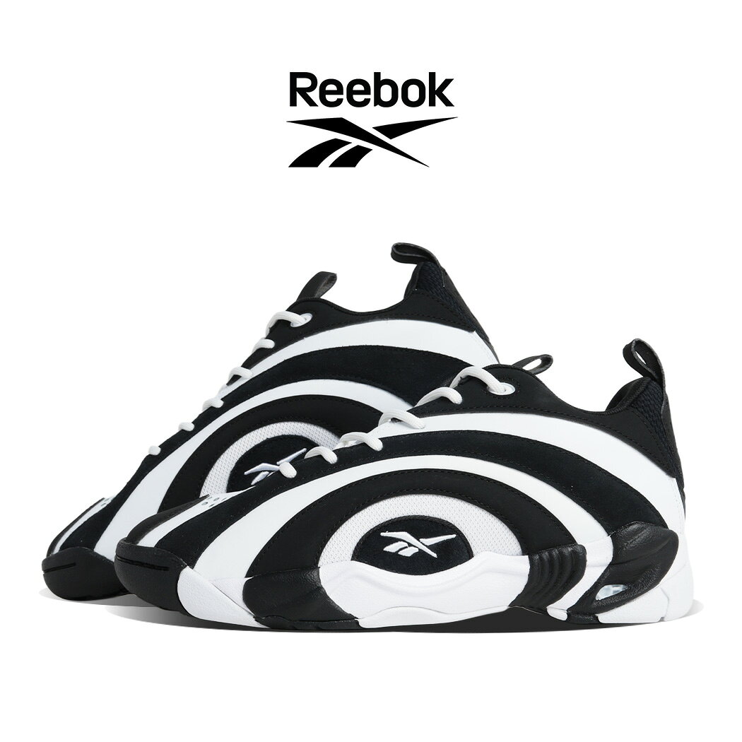 Brand REEBOK Model SHAQNOSIS LOW Color WHITE/BLACK FABRIC レザー Description of item 30年の時を超え、伝説の“スパイラル”がローカットで復活。NBA史に名を刻む...