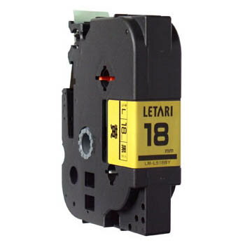 商品説明★ 水、油、薬品、こすれに強く文字が消えない「ラミネートテープ」です。スペック* ビーポップミニ PM-36H、PM-36N、PM-2400、PM-24、PM-36専用テープ* 幅(mm)：18* 色：黄に黒文字* 長さ(m)：8