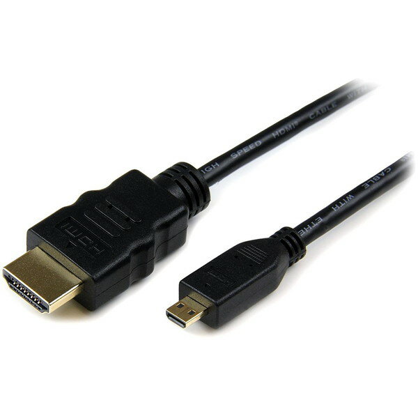 商品説明★ ハイスピード HDMIR - HDMI Micro 変換ケーブルHDMI Microポート搭載のデバイスを標準HDMIポートに接続します。最新の次世代HDMIデバイスを既存のHDMI機器に接続する費用対効果に優れたソリューション...
