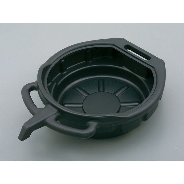 商品説明オイル交換やクーラント交換に便利なプラスチック製ドレンパン。作業終了後の移動時に、オイルがこぼれにくい折り返し構造になっています。廃油ノズル付きだから捨てるのもラクラク。※ガソリン、シンナー等の溶剤にはご使用できません。※あらかじめ...