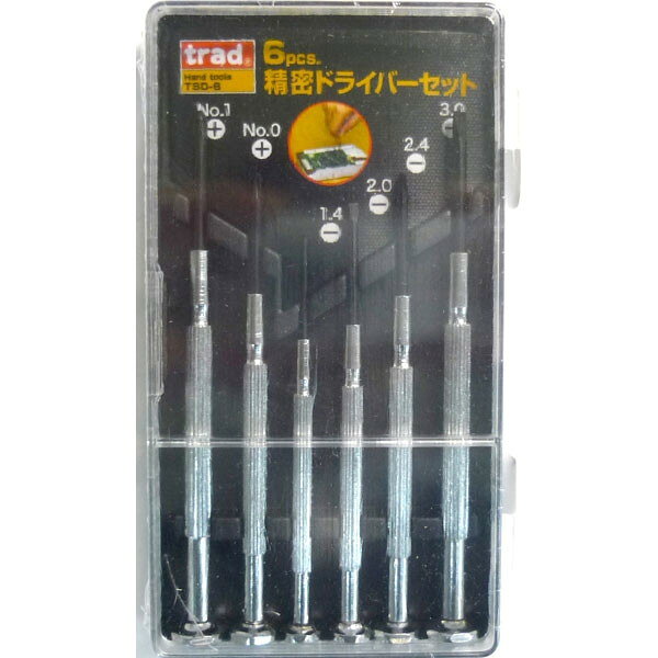 スペック* セット内容: ・(+)ドライバー…#1・#0、(-)ドライバー…1.4・2.0・2.4・3.0mm