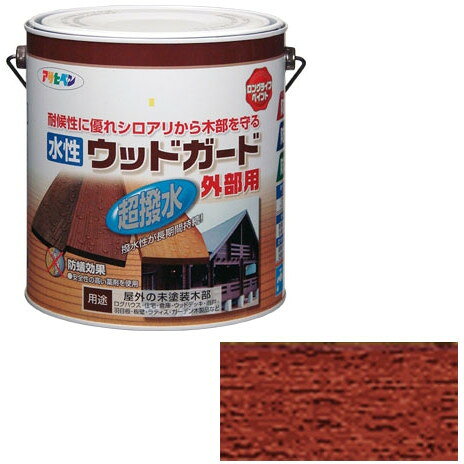 商品説明★ 強力な撥水効果や防蟻効果で木部をしっかりまもる!! 防蟻効果死虫率100%(安全性の高い薬剤を使用)スペック* 容量: 3L* カラー: マホガニー 07* 重量: 3500g