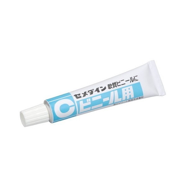 商品説明★ 透明で乾きの早い軟質塩ビ専用接着剤です。軟質塩ビ同士、軟質塩ビと木・紙・布などの接着に適しています。可塑型の影響を受けずにはれるタイプで、ビニル製傘・レインコートの補修にも使用できます。スペック* 主成分等: 塩化ビニル樹脂