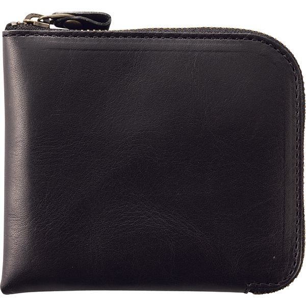 商品説明★ 手に馴染む革の質感と大きさ、シンプルなデザイン。コンパクトで使いやすいLファスナー財布です。ファスナー開閉式。オープンタイプ小銭入×1室、カード挿し・札入 ×各2室。スペック* サイズ：9×10×2cm* 本体重量：約50g* ...