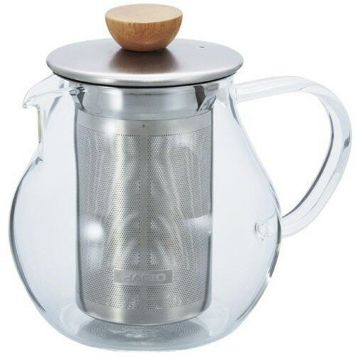 商品説明★ 耐熱ガラスとステンレス・天然木を組み合わせたカジュアル感覚で使用できるティーピッチャーです。 スペック* 製品サイズ: 幅 140 × 奥行 105 × 高 123mm* 実用容量: 450ml * 材 質: * フタ・ストレー...