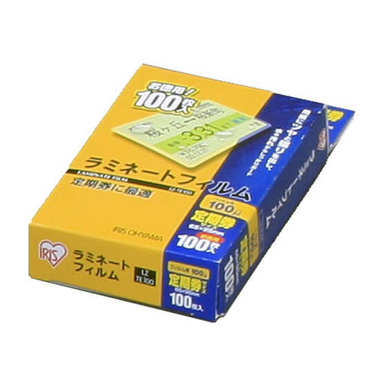 商品説明★ 用紙にツヤと張りを出し、水や汚れからしっかりガードするラミネートフィルムです。仕様* 商品サイズ（cm）：定期券サイズ：幅約6.5×奥行き約9.5* フィルム厚：100ミクロン* 主要材質：ポリエステル