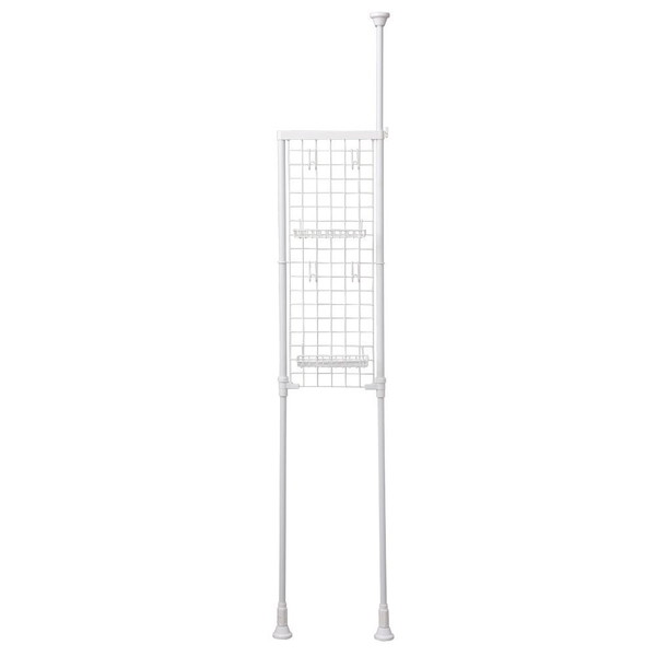 商品説明★ 洗濯機周りなどのちょっとした隙間の有効活用に最適です。★ ドライバー不要で、ラクラク組み立てができます。★ 両面使いでレイアウトが自由自在です。★ バスケット2個、掛けるフック4個付きです。スペック* 商品サイズ（cm）：幅約4...