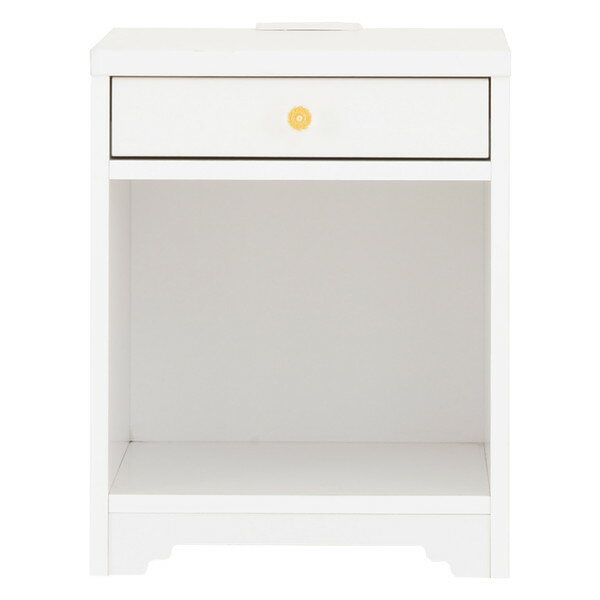 商品説明★ ベッドやソファ横の収納に便利なナイトテーブルです。★ 天板に2口コンセント付きです。★ 耐荷重:（天板）20kg★ お客様組立商品になります（工具はお客様にてご用意ください） ★ 組立時間【1人】約40分スペック* 商品サイズ：...