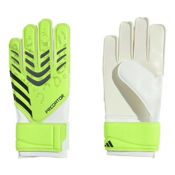 商品説明★ このジュニア用プレデター トレーニング ゴールキーパーグローブを手に、どんなシュートも封じ込めよう。★ スキルアップの練習用に設計された一双。★ クッション性のあるSoft Gripラテックス製パームに、柔軟なバックハンドとゆと...
