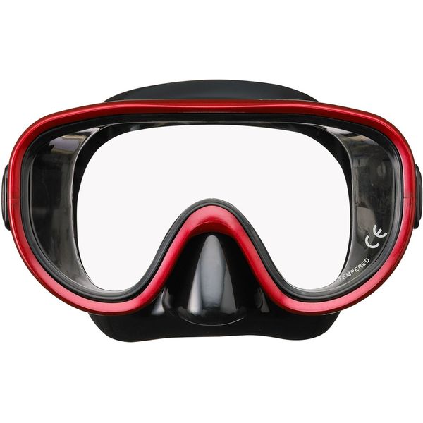 商品説明★ 顔に面でフィットして、マスクへの水の侵入を防ぐWシールスカートのシュノーケリング用マスク。1眼タイプ広視界マスク。★ 対象10歳〜大人用★ フィット感の良いWシールスカート。レギュラーサイズの広視界マスク。★ ワンタッチバックル...