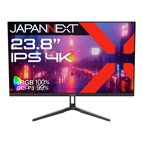 商品説明★ 23.8インチのコンパクトサイズと4K(3840×2160)の高解像度を両立した省スペースながらも快適なデスク環境を実現した液晶モニターです。★ 4K(3840×2160)解像度に対応。フルHD(1920×1080)解像度の4倍...