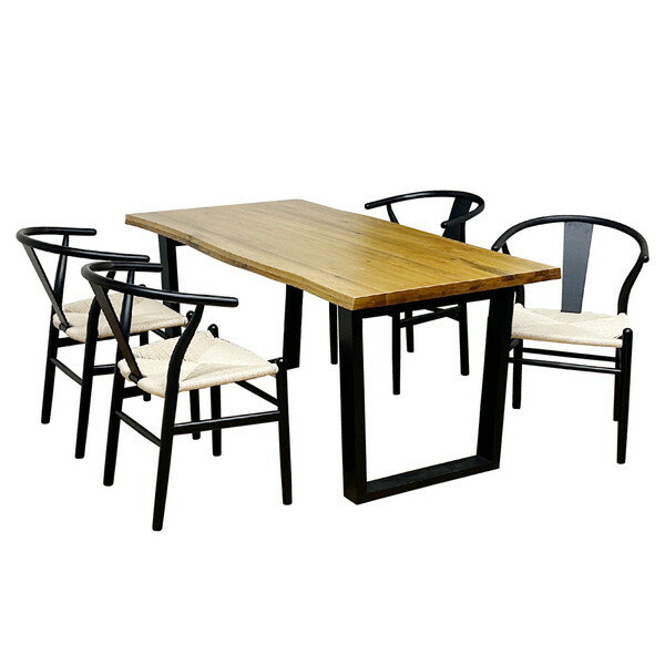 商品説明★ 高級感ある一枚板風幅160cmダイニングテーブル。★ 天板は厚み40mmのオーク材無垢を使用し、存在感のあるアイテム。★ 脚部分はアジャスター付きでガタツキ調整も可能。★ 北欧風モダンで掛け心地抜群のダイニングチェアー。★ チェ...