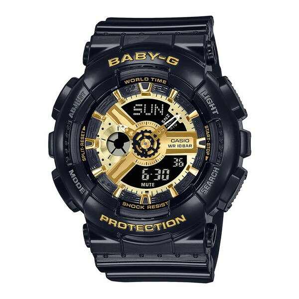 商品説明★ アクティブな女性のためのカジュアルウオッチBABY-G。★ G-SHOCKの人気モデル、GA-110のデザインにインスパイアされたBA-110シリーズです。★ 文字板やインデックスなど様々なパーツを複雑に組み合わせたデザインが特...