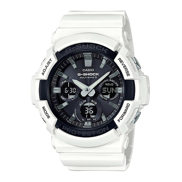 商品説明★ タフネスを追求し進化を続けるG-SHOCKから、ビッグケースを採用した電波ソーラー搭載のベーシックなカラーを纏ったモデルです。★ 無骨な大型ケースにアルミベゼルを用いて、ベーシックなカラーをあしらいました。ブラックと並び定番色で...