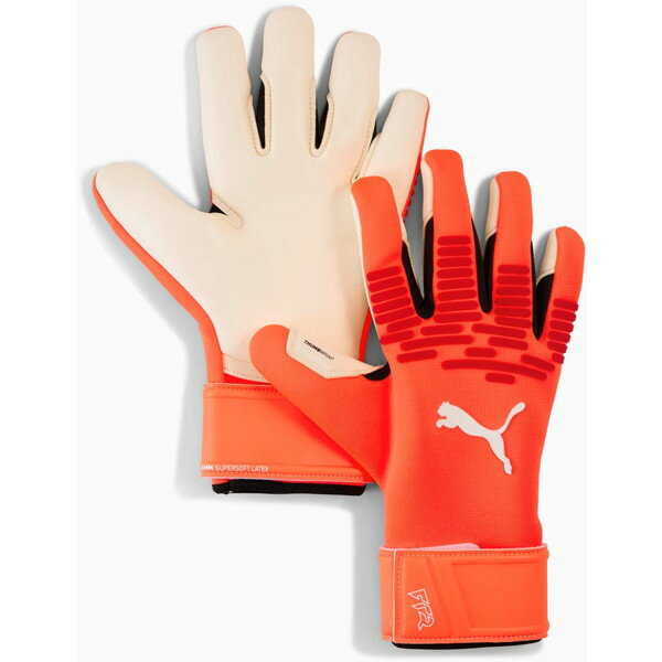 商品説明★ 鮮やかで存在感のあるビビッドなカラーが、フィールドでひと際目を引くゴールキーパーグローブ。高いグリップ力と快適な着用感で、しっかりとボールをコントロールできます。★ 手にぴったりとフィットするデザインで、試合や練習でも安定したパ...