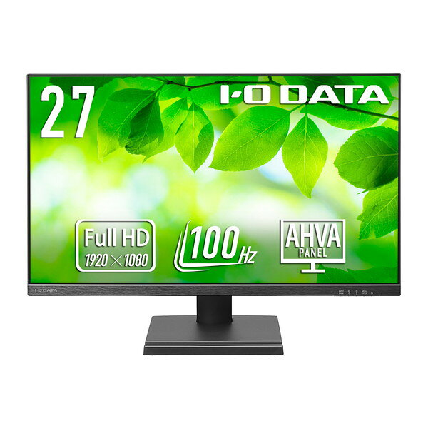 商品説明★ 100Hz対応の27型のワイド液晶ディスプレイです。100Hzに対応しているので、一般的な60Hzの液晶ディスプレイよりも残像感が抑制され、視認性が向上します。また、「DisplayPort」「HDMI」の入力端子を搭載し、ケー...