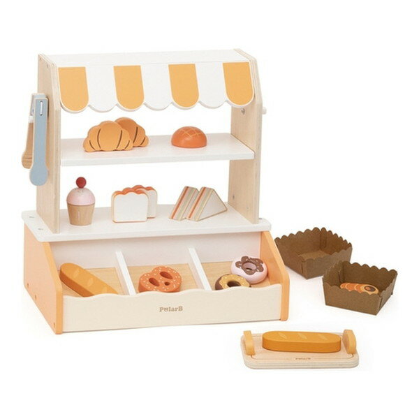 商品説明★ 人気のパンやスイーツがたっぷり14個ついたパンやさんのおもちゃ。★ 裏側にはオーブンがついて、オーブントレイでパンを焼くこともできます。★ トングでつかんで、お店に並べて、バスケットに入れたら「はいどうぞ!」お友だちや家族と一緒...
