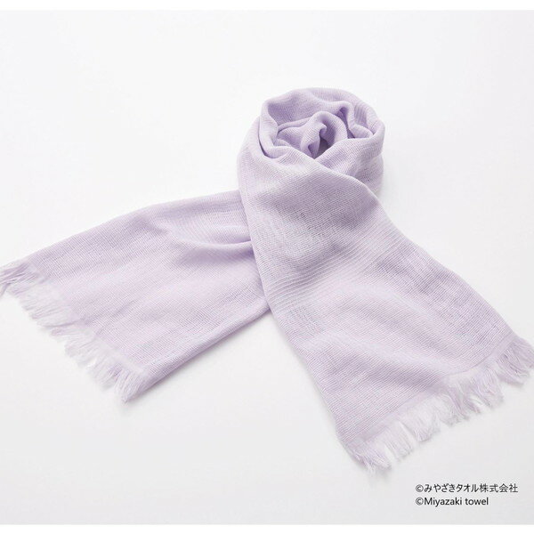 商品説明★ さらっとした風合いが特徴のオールシーズンマフラーです。スペック* サイズ：160×34cm* 素材・材質：綿：100%* 仕様：洗濯機：可* 写真提供：今治マフラー製造元 みやざきタオル