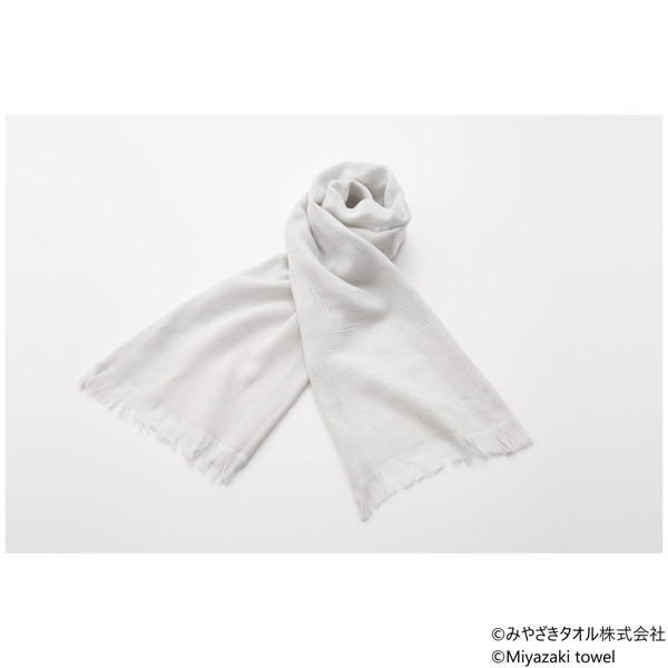 商品説明★ さらっとした風合いが特徴のオールシーズンマフラーです。スペック* サイズ：160×34cm* 素材・材質：綿：100%* 仕様：洗濯機：可* 写真提供：今治マフラー製造元 みやざきタオル