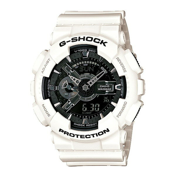 商品説明★ タフネスを追求し、進化を続けるG-SHOCKのカラーシリーズ「ホワイト&ブラックシリーズ」モデルです。★ ベースモデルには、無骨なタフネスデザインが人気のアナログビッグケースモデルをラインアップ。迫力ある造形に鮮やかなホワイトを...