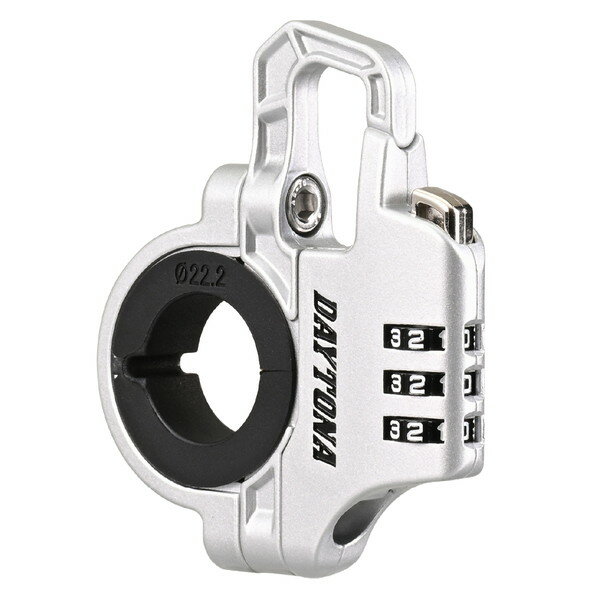 商品説明★ 幅12mm(取り付け必要幅13mm)のスリムなヘルメットロック。ロック部は縦方向にスライドするので、コントロールスイッチ横など左右のスペースがない狭いすきまでも取り付けできます。★ フック部もスリムなので、ヘルメットのDリングを...