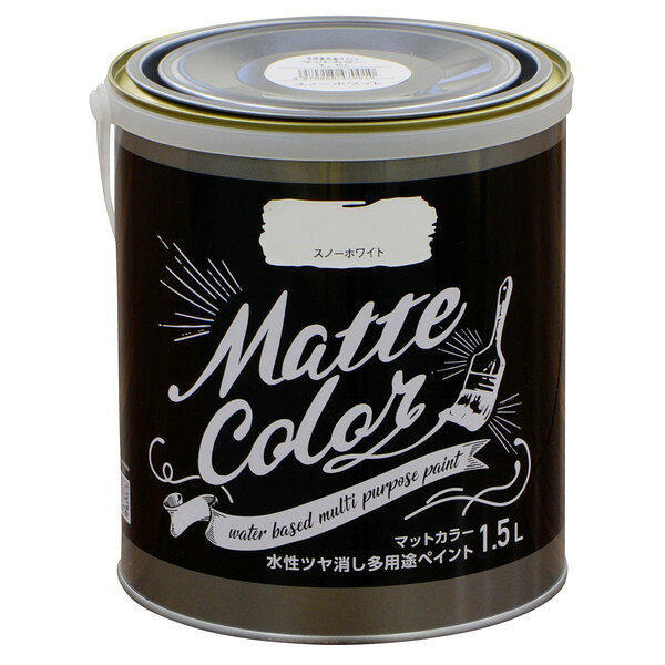 商品説明★ 水性で塗りやすく、低臭タイプの屋内外兼用塗料です。木部・鉄部・コンクリート・カベ紙などに塗れます。★ 用途：ドア・板べい・ガーデン用品などの木部、家具・木工品などの木製品屋内外のコンクリート、スレート・ブロックなどの外カベフェン...