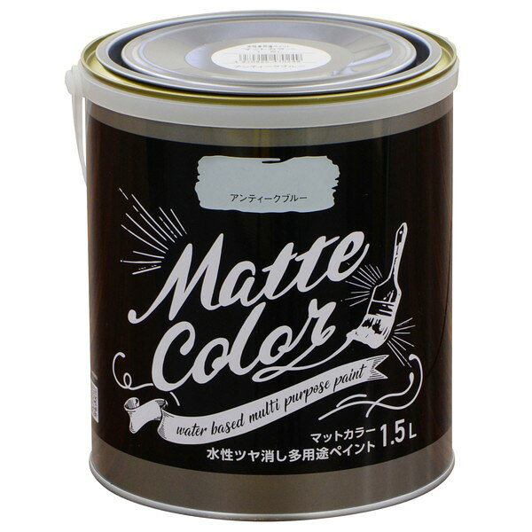 商品説明★ 水性で塗りやすく、低臭タイプの屋内外兼用塗料です。木部・鉄部・コンクリート・カベ紙などに塗れます。★ 用途：ドア・板べい・ガーデン用品などの木部、家具・木工品などの木製品屋内外のコンクリート、スレート・ブロックなどの外カベフェン...