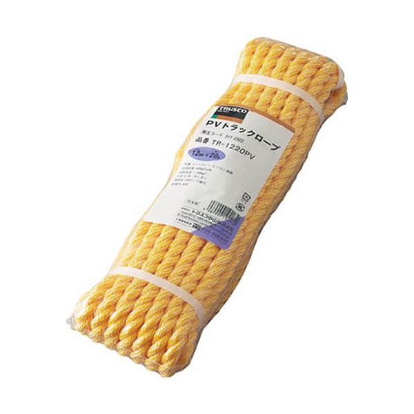 商品説明★ 両端アイスプライス加工(アイ加工)を施しています。強く、軽く、作業性の良いトラックロープです。★ 用途トラックの荷締め。覆いの固定用。結束。スペック* 線径(mm): 12* 長さ(m): 30* 包装形態: シュリンクパック*...