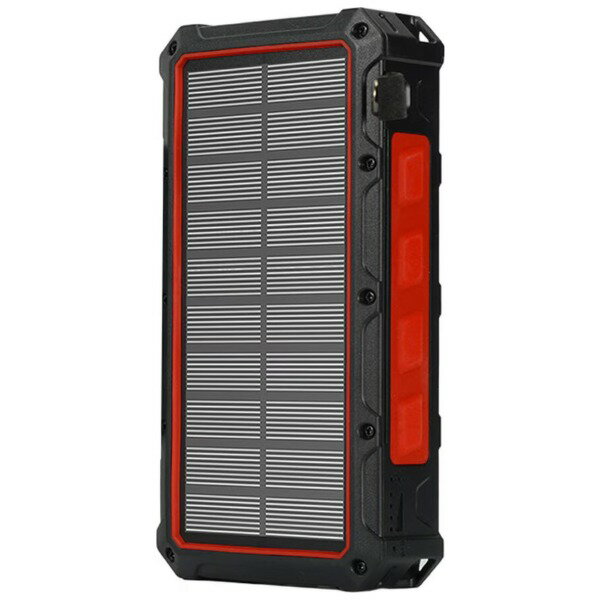 商品説明★ 小型ながら大容量40000mAhバッテリー搭載で電池切れの心配なし！ソーラー&手回し充電対応で停電時も安心です。★ 4枚のソーラーパネルで効率的！約5〜8時間でフル充電可能。★ LEDライト搭載。★ 折り畳めばコンパクト。★ 4...