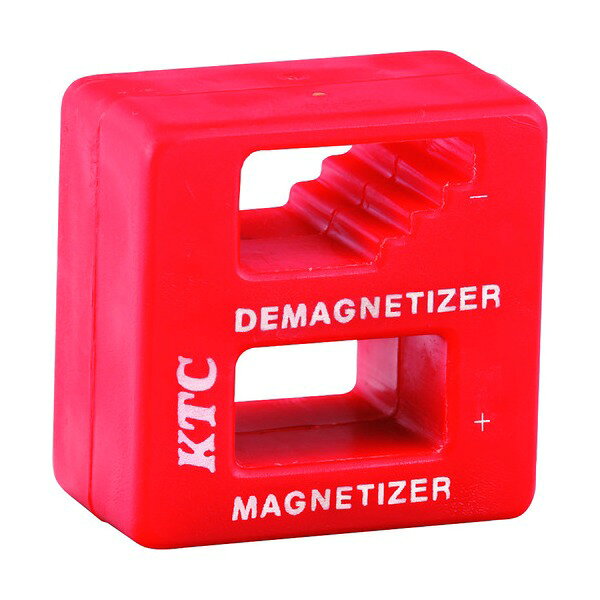 商品説明★ 特長DEMAGNETIZER(-)側の穴に軸を通してスライドさせると脱磁、MAGNETIZER(+)側の穴に軸を通してスライドさせると着磁できます。★用途ドライバの軸など、棒状の鉄製品の着磁・脱磁に。スペック* 奥行(mm): ...