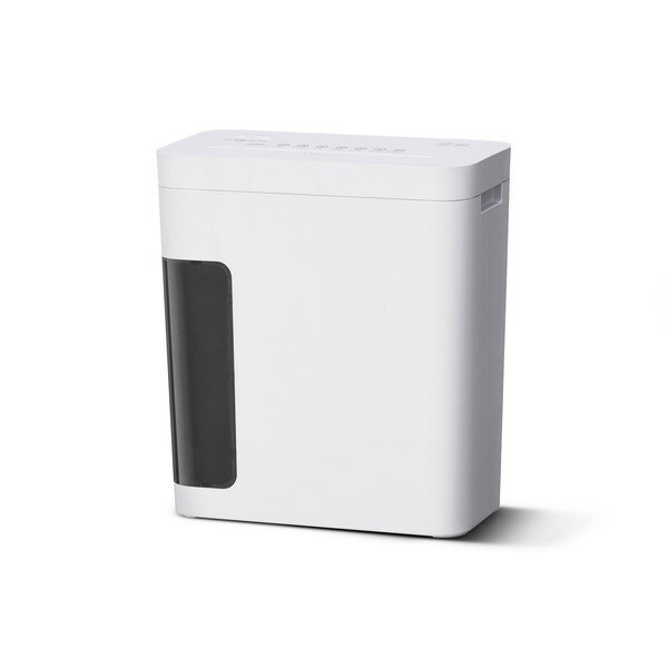 商品説明★ 作業中や電話中でも音が気にならない静音設計(空転時45dB)で、家庭や小規模オフィスにスッキリ置けるコンパクトシュレッダーです。★ 約4×約25mmのクロスカット採用で、機密情報を処理します。★ ダストボックス容量は9.5Lでオ...