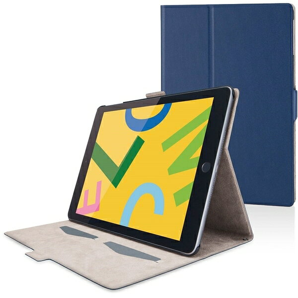 商品説明★ 使いやすさを向上させた軽量スリムなiPad 10.2インチ 2019年モデル用フラップケースです。機器本体のスリムなフォルムを損ねずに保護します。・カードや名刺を収納できる2つのカードポケットをケース内側に備えています。・傷や汚...