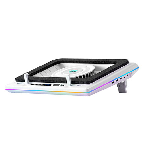 商品説明★ ノートPCの熱をしっかり逃がして快適環境をキープ! モンスター級のノートパソコン冷却台。★ RGBライトモード付スペック* 適合モデル : 15-19インチに対応* カラー : ホワイト* 仕様 : ハブ+RGB* 材質 : A...