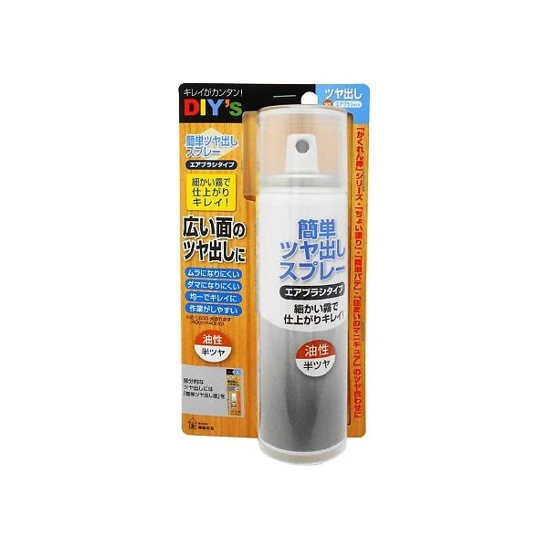 商品説明★ 乾燥時間10〜20分、完全乾燥12時間以上※気温20℃、湿度65%において★ 細かいキリのエアブラシタイプで一度に少量ずつ吹きつけるので、初めての作業でも簡単にツヤ合わせができます。★ 広い面のツヤ合わせに最適です。※部分的なツ...