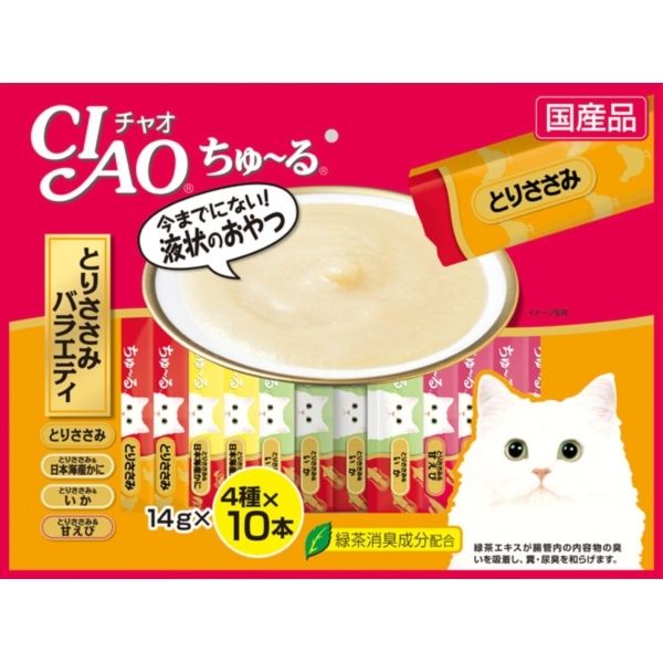 商品説明★ 一度与えたらやみつきになるおいしさです。素材の旨みがたっぷりつまった贅沢な仕上がり。スペック* 原材料(成分): とりささみ:鶏肉(ささみ)、ほたてエキス、糖類(オリゴ糖等)、植物性油脂、増粘剤(加工でん粉)、ミネラル類、増粘多...