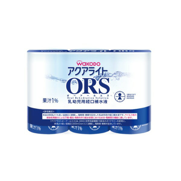商品説明★ 水分の吸収に適した低浸透圧 〜200mOsm/L★ 下痢、嘔吐、発熱などでの脱水予防に適切な電解質濃度。★ 電解質の吸収に適した糖質組成および含有 〜砂糖:100mmol/L★ 乳幼児に飲みやすい甘さと風味〜りんご風味、砂糖使用...