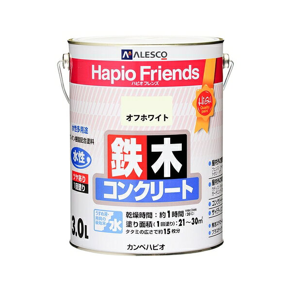 商品説明★ ウレタン樹脂配合だから紫外線・排ガス・雪・酸性雨など外敵から建物を守り、長期間風合い・ツヤを保ちます。臭いが少なく、乾燥も速く、使いやすい水性タイプ。※乾くと雨や水で流れ落ちる事はありません。防カビ剤配合だから外壁・水まわりなど...