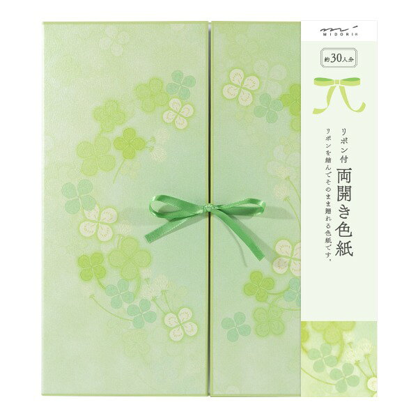 商品説明★ 両開きタイプの色紙です。★ リボンで結んでそのまま贈れます。スペック* 内容：1枚入