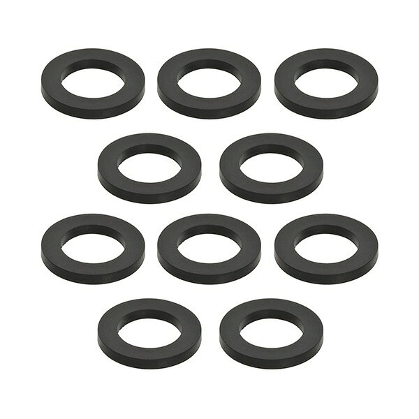 商品説明★ G1/2ネジ接続用のEPDMパッキン10枚入り。★ 水回りの修繕やリフォームなどを行う際の補修部材として便利です。スペック* 使用温度：0〜80℃* サイズ：外径18.5ミリ×内径12ミリ×厚さ2.5ミリ(呼13)