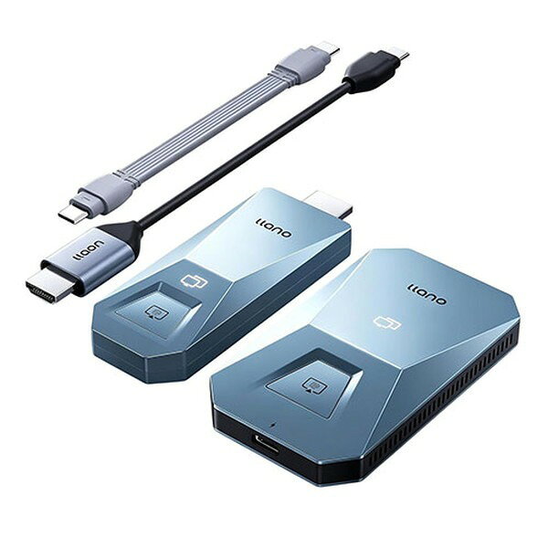 商品説明★ 世界初の革新!2つのモードで90%のデバイスに対応。llano 無線送受信機セットは、従来の送受信機モードに加え、受信機だけで簡単にミラーリングできる新機能搭載いたしました。よりシンプルで使いやすく進化しております。受信機モード...