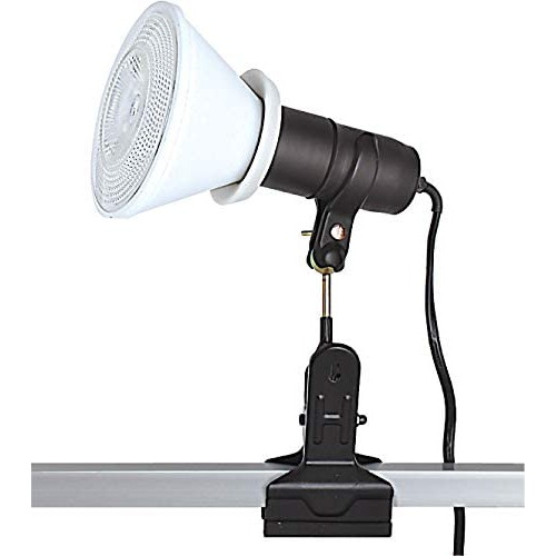スペック* LED電球：150W相当(電球色) LDR12L150W-TM 付き* カラー：黒* 防水コード：2m* 高さ：172mm* 全長：215mm* クリップはさみ巾：40mm* 重量：750g* ※プラグは野外用では御座いません。