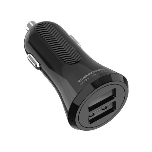 商品説明★ 最適充電対応で2台同時充電可能な車載USB充電器。★ USBType-Aポート×2口でiPadやタブレットにも充電できる2.4A出力。★ トラックなどの大型車でも使用できる24V車対応。スペック* 商品サイズ：約W30×H59×...