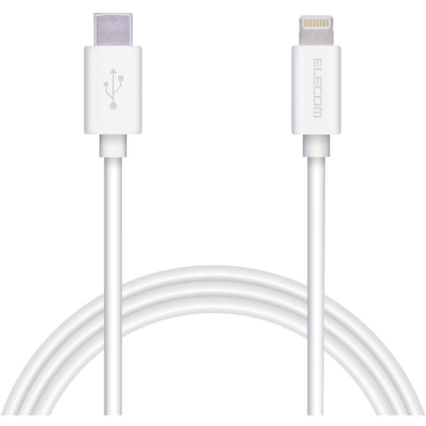 商品説明★ Lightningコネクタを搭載したiPhone・iPod・iPadと、USB-Cポートを搭載したパソコンを接続し、充電・データ転送ができるUSB-CtoLightningケーブルです。※USB-C搭載iPadの充電には対応して...