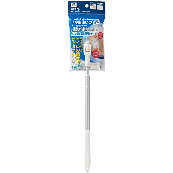 商品説明★ 市販のトイレシートを取り付けて床面のお掃除ができます。本体に抗菌加工を行い、より清潔になりました。 ★ 通常のフローリングワイパーよりも幅が狭いため、トイレの狭いフローリングをしっかりと掃除ができます。★ シートを取り付けやすい...