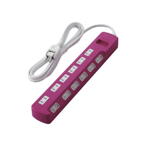商品説明★ 差込口毎にON/OFF切り替えができ、待機電力を節約できる個別スイッチ付き6個口タップです。★ 個別スイッチは大きめのACアダプタなどを接続しても干渉しにくい斜め配置となっています。★ 誘導雷による最大12500Vまで(JEC2...