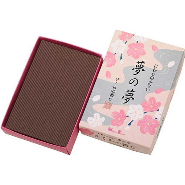 商品説明★ 「夢の夢」は、夢に見た一時の情景と大切な人に思いを馳せる心落ち着く香りをテーマにつくられたお線香です。★ 控えめで奥ゆかしい香りはお部屋に優しく広がり、清らかな心へいざないます。★ 人それぞれ心に想う桜。春の訪れとともに咲き誇る...