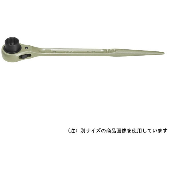 商品説明★ ソケット部が片側のみの薄型、狭所での締め付けに力を発揮。★ サイズは12サイズ、鉄骨・橋梁・土木・建設をはじめ機械・治工具などの整備組立など、幅広い用途。スペック* 呼び：19* 質量：0.43kg