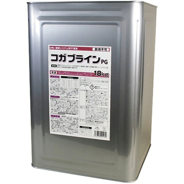 商品説明★ プロピレングリコール系溶剤を主成分に、耐食性に優れた防錆剤(無リン・ノンアミン)を配合した高品質な循環不凍液です。★ 床暖房、パネル暖房、温水ルームヒーター、化学工場などの一般冷却設備の循環液に。スペック* 容量(kg):18*...