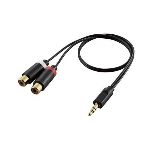 商品説明★ お手持ちの音声RCAピンプラグがついたケーブルを3.5φステレオミニプラグに変換できるケーブルです。★ 従来品より約25%小型化したスリムコネクタと、30%細くなった極細ケーブルを採用しています。※エレコム比★ 高純度OFC99...