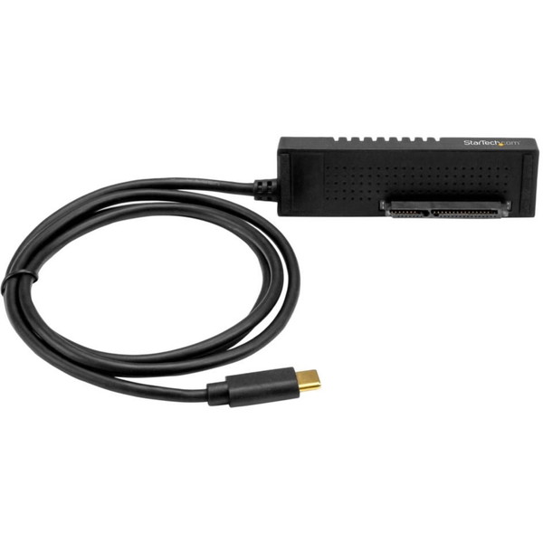 商品説明★ USB-C対応ノート/デスクトップ型コンピュータに2.5/3.5インチSSD/HDDを接続し外部データにアクセス★ USB 3.1 Gen 2(10Gbps)の高速データ転送★ 便利な本体一体型1mケーブルスペック* 対応機種:...